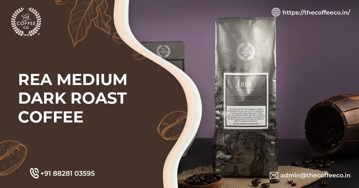 Buy REA Medium Dark Roast Coffe online - The Coffee Co