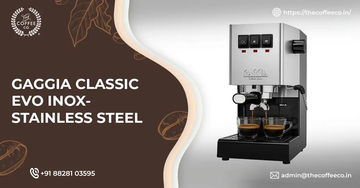 Buy Gaggia Classic coffee machines online - The Coffee Co