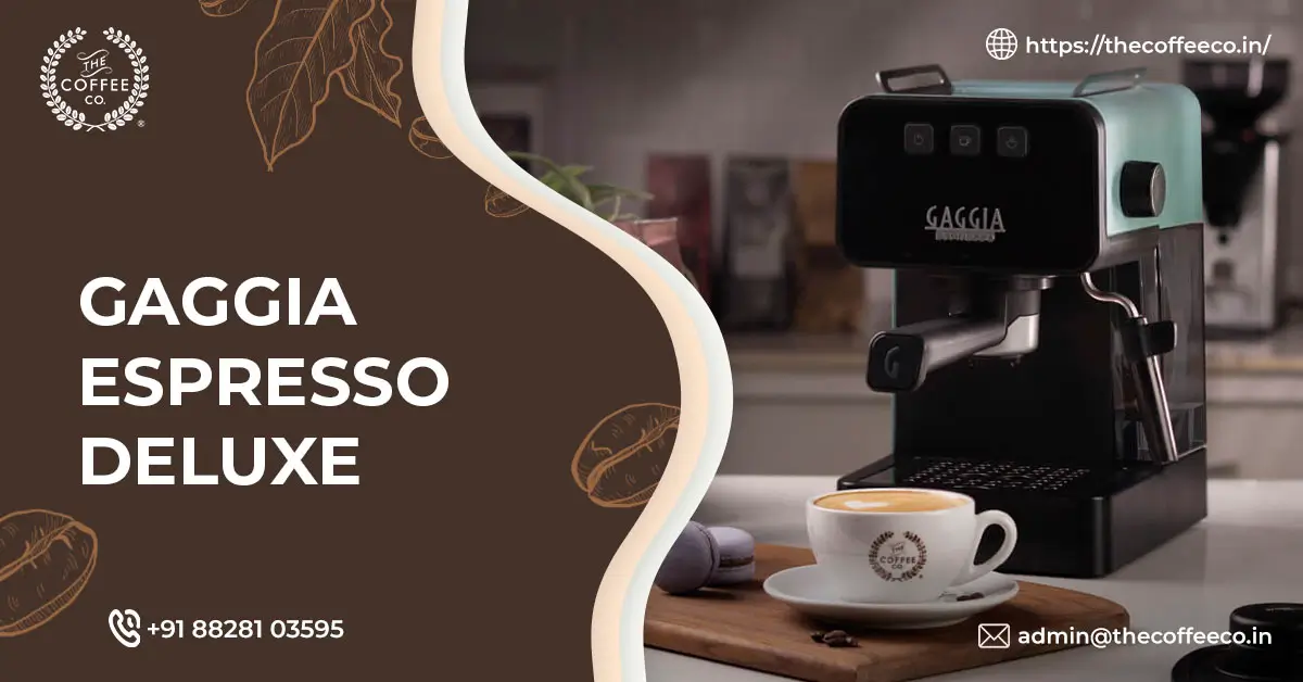 Buy Gaggia Espresso DeLuxe Manual Coffee Machine online - The Coffee Co